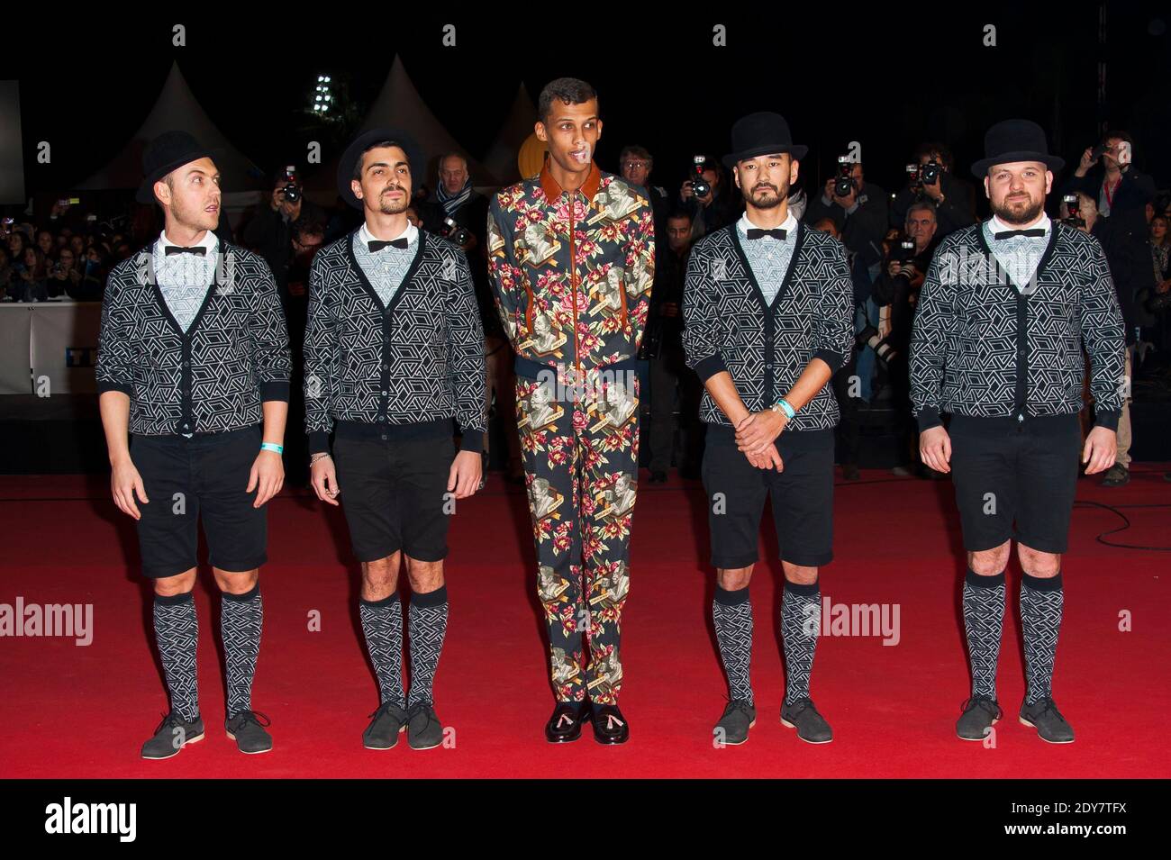 Stromae arriving to the 16th NRJ Music Awards ceremony held at the ...