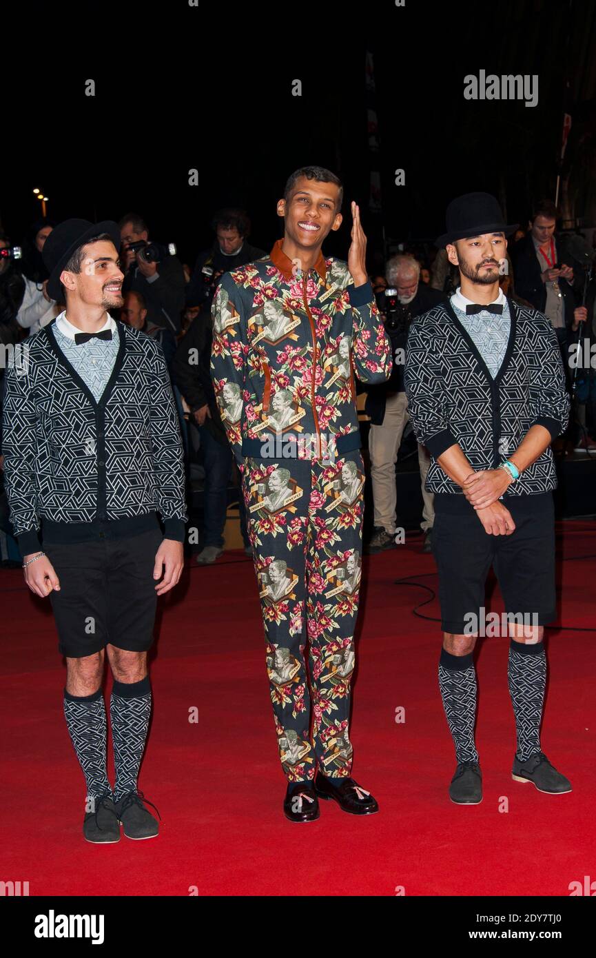 Stromae arriving to the 16th NRJ Music Awards ceremony held at the ...