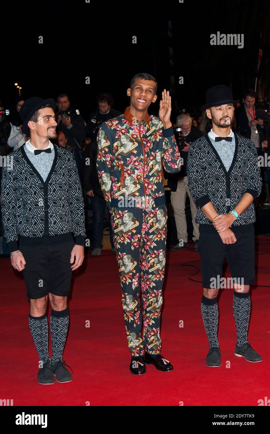 Stromae arriving to the 16th NRJ Music Awards ceremony held at the ...