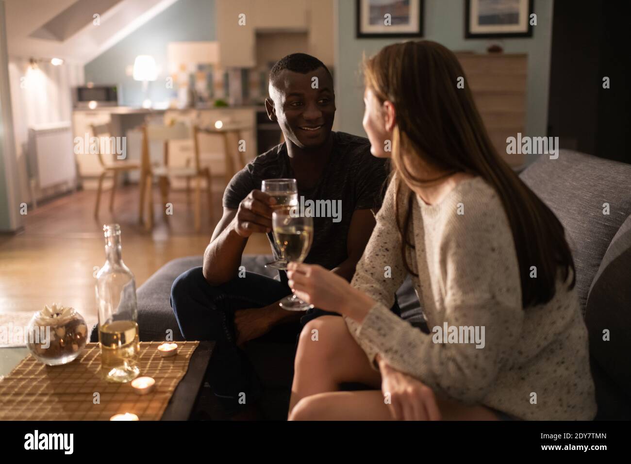 Couch date hi-res stock photography and images - Alamy