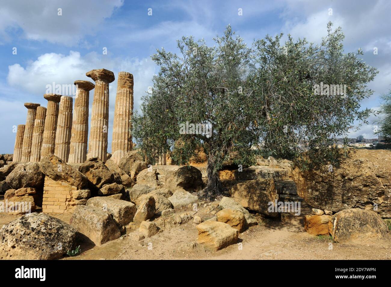 In Agrigento's majestic Valley of the Temples, a site classified by ...
