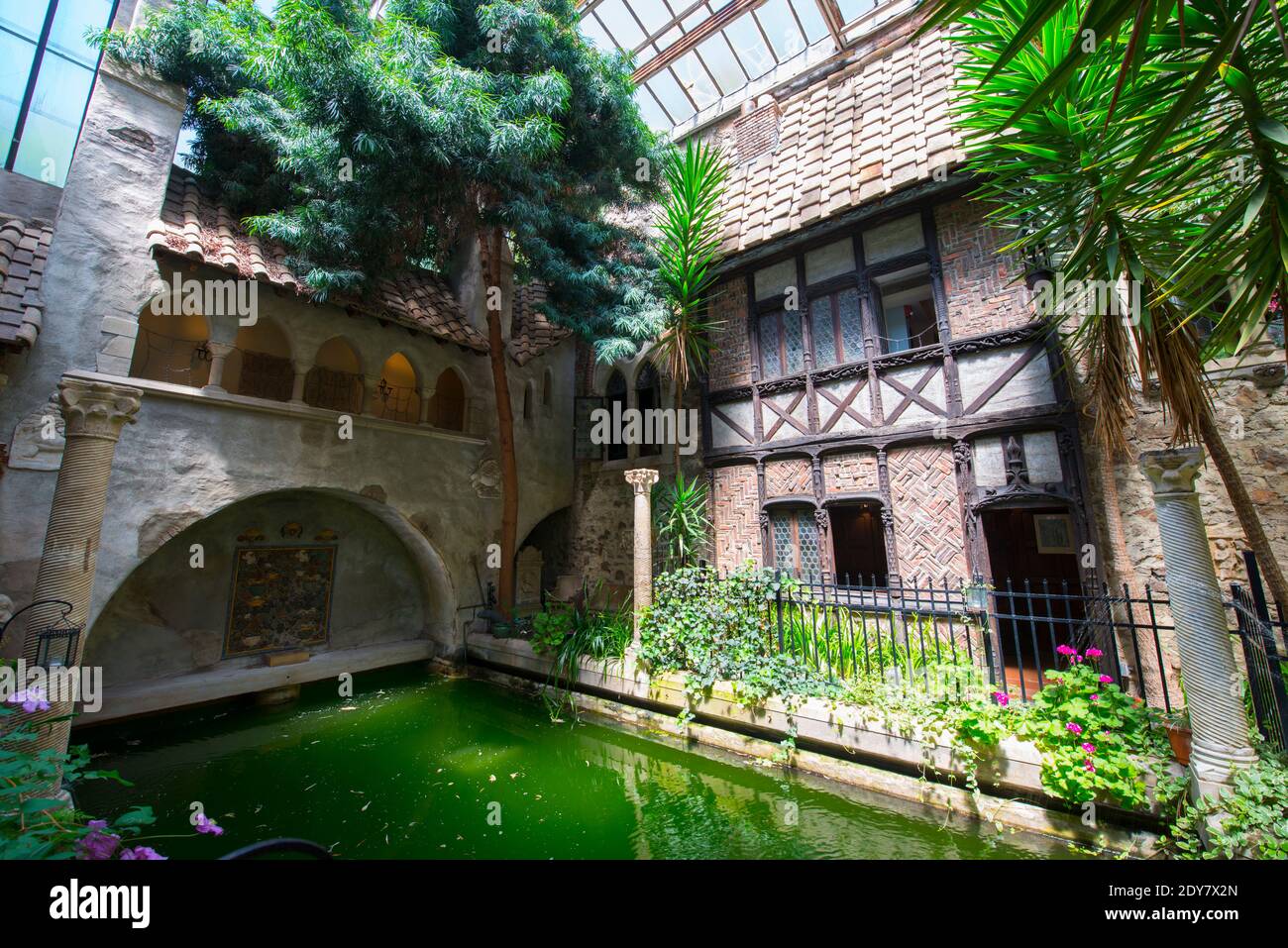 Hammond Castle in village of Magnolia in Gloucester, Massachusetts MA ...