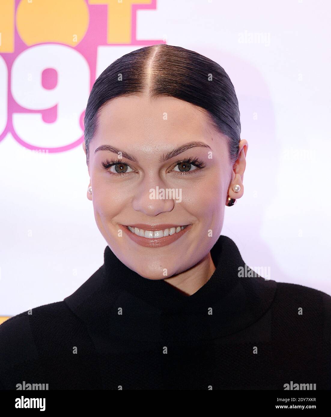 Singer Jessie J attends the Jingle Ball red carpet at the Verizon ...
