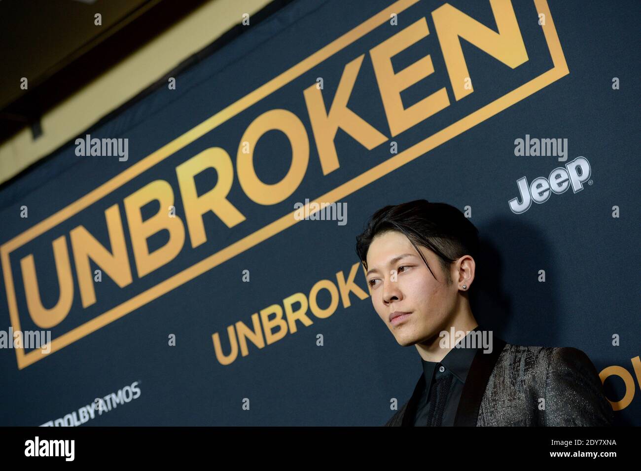 Miyavi attends the premiere of Universal Studios Unbroken at TCL Chinese Theatre on December 15 ...