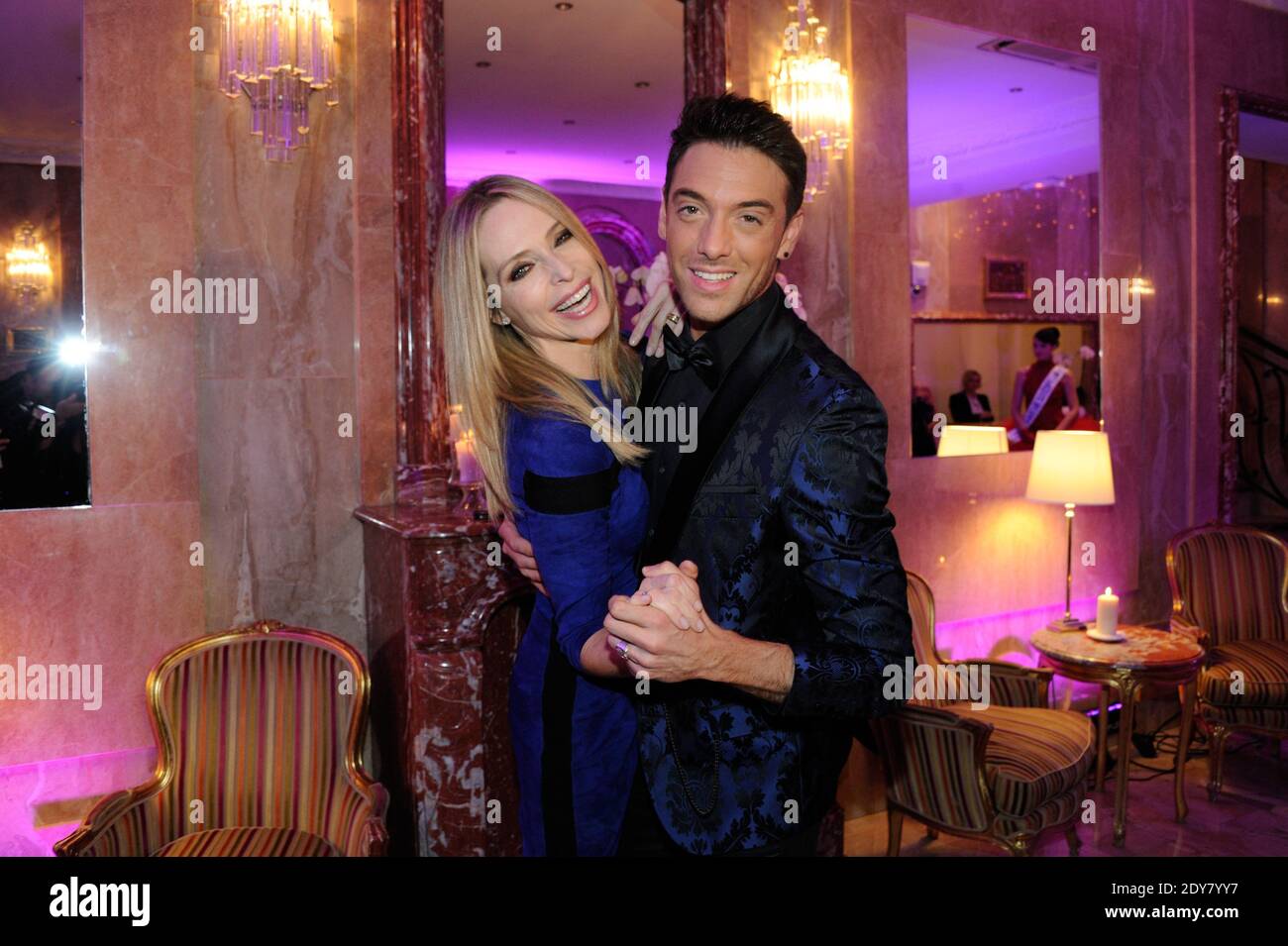 Tonya Kinzinger , Maxime Dereymez attending 'The Best Awards 2014 ...