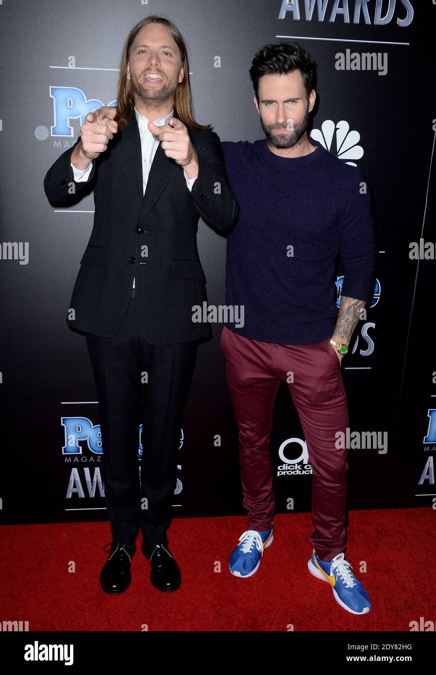 James Valentine and Adam Levine attend the People Magazine Awards at ...
