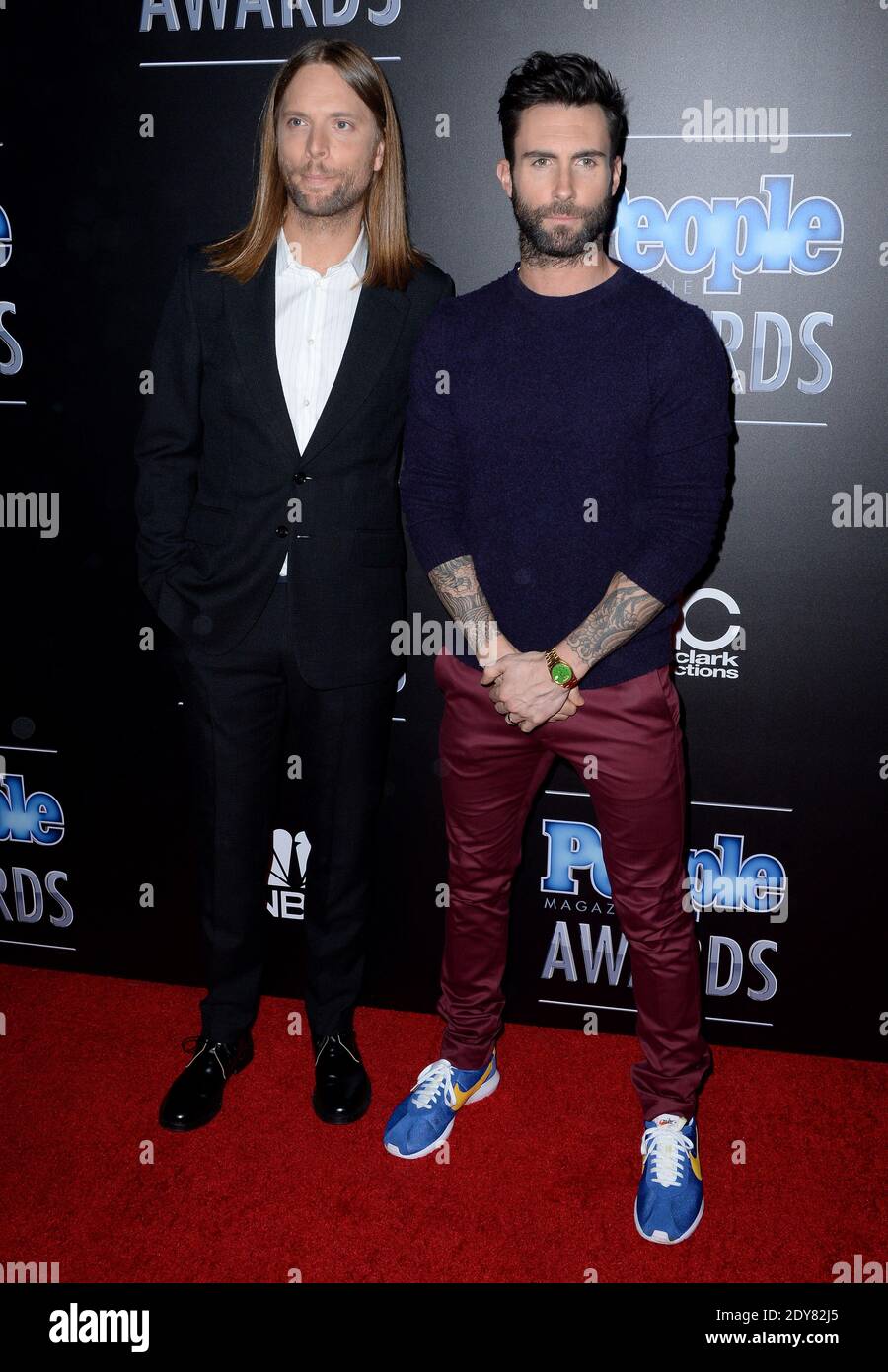 James Valentine and Adam Levine attend the People Magazine Awards at ...