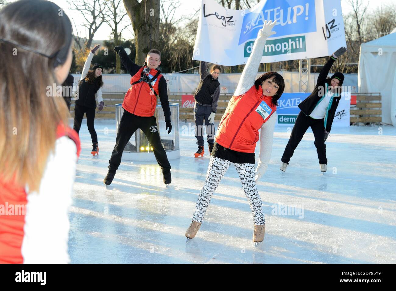 Sarah Abitbol attending Fitness on Ice by Skate Up held at the ...