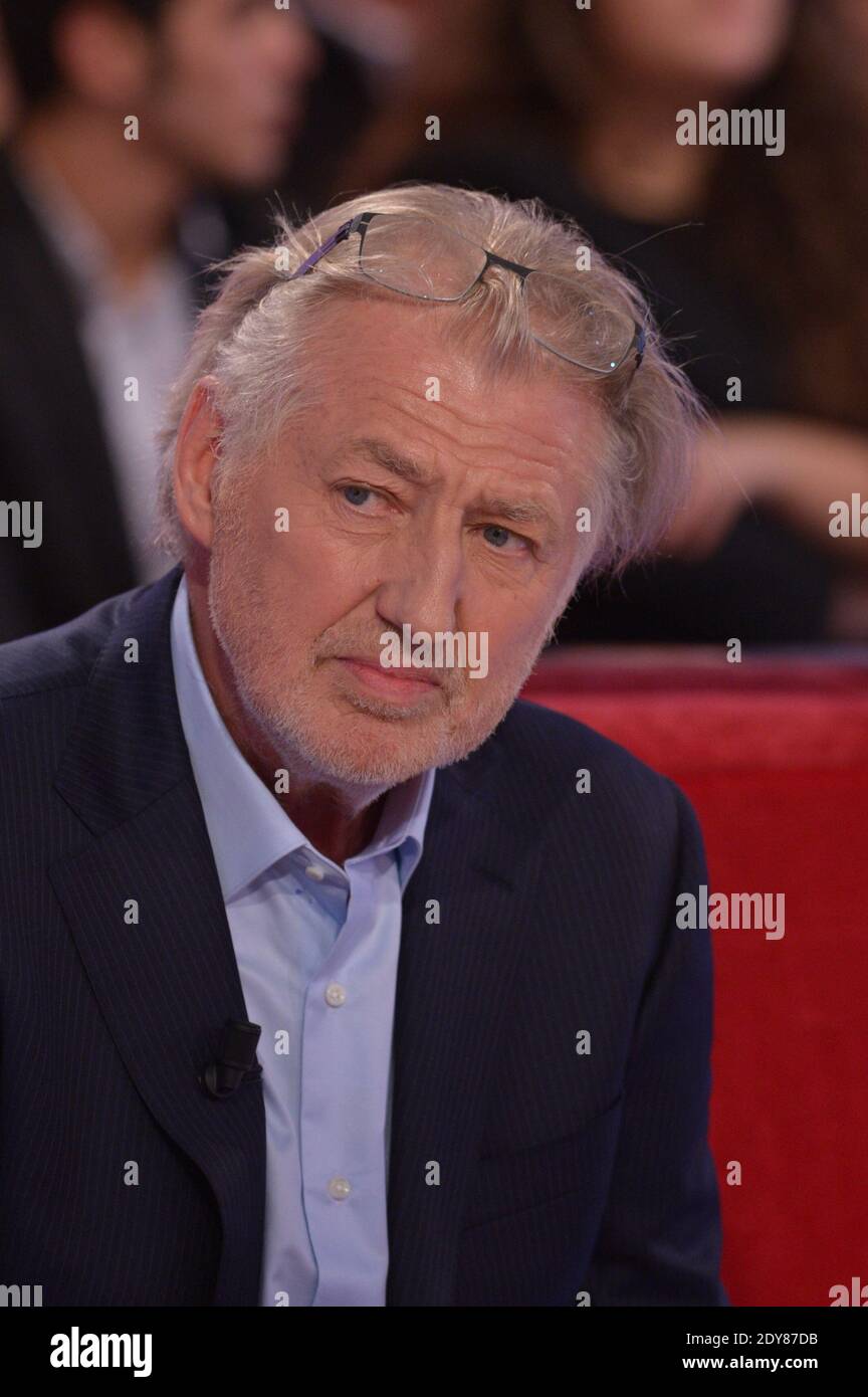 Pierre Gagnaire at the taping of Vivement Dimanche in Paris, France ...