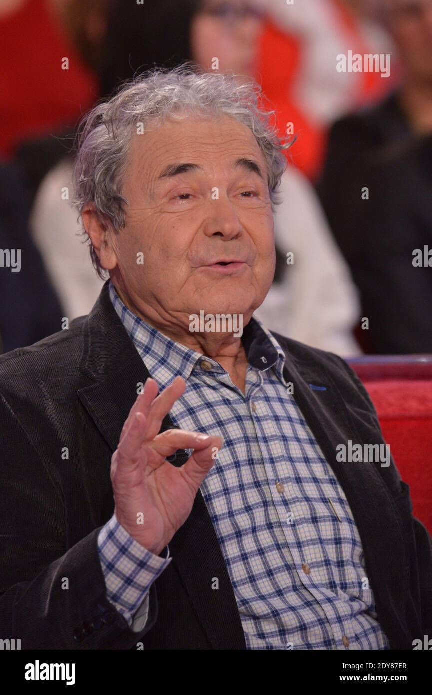 Pierre Perret at the taping of Vivement Dimanche in Paris, France ...