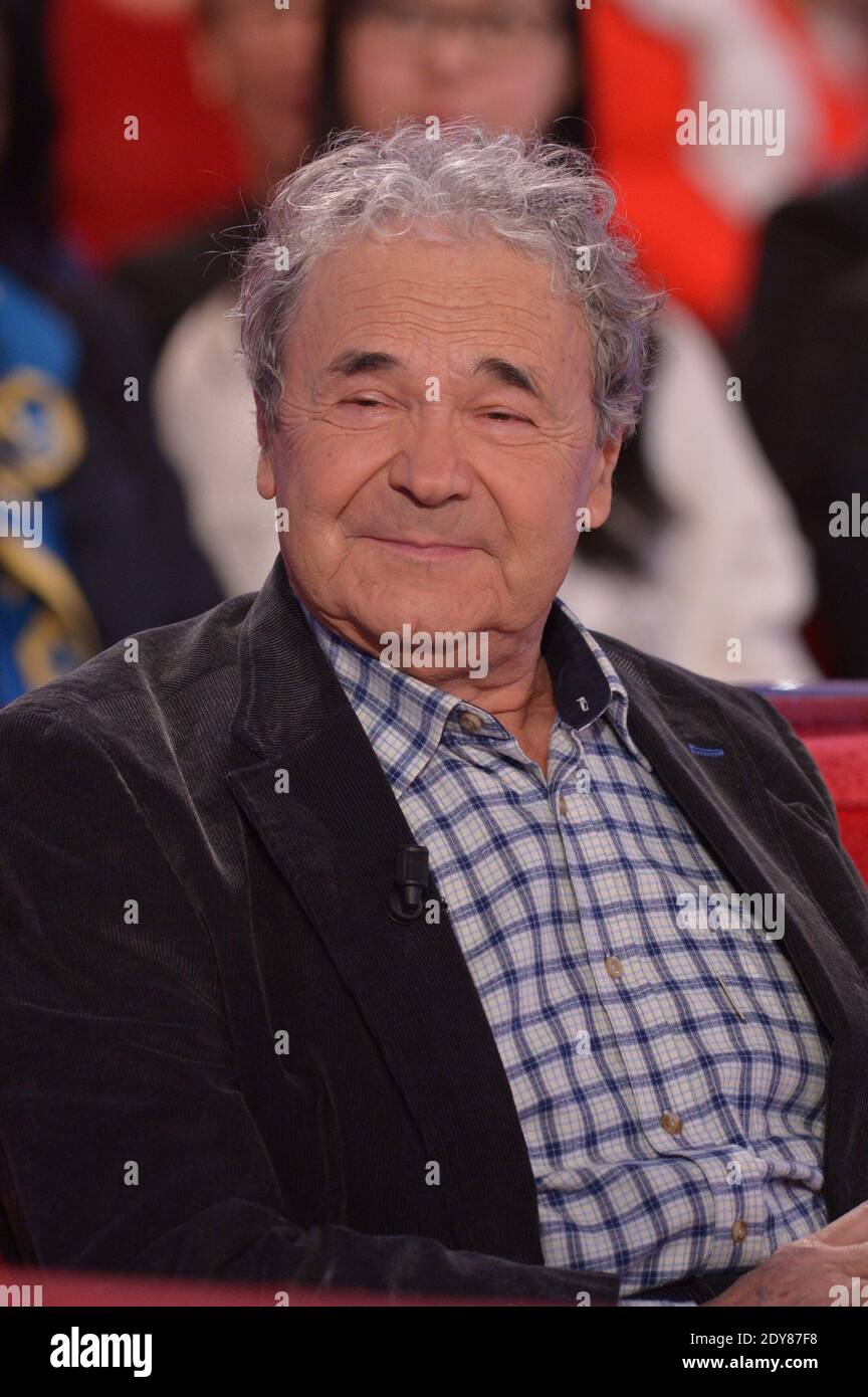 Pierre Perret at the taping of Vivement Dimanche in Paris, France ...