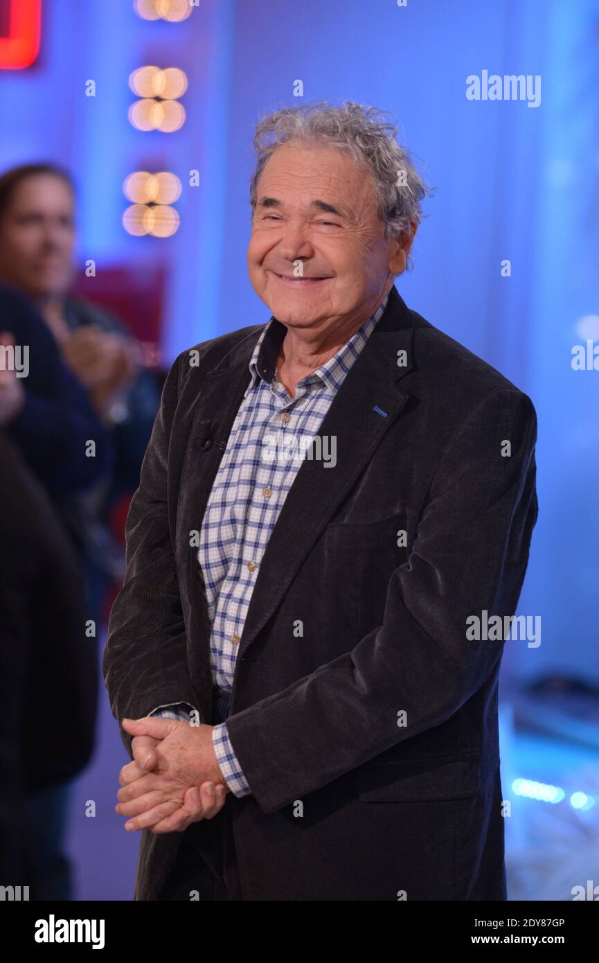Pierre Perret at the taping of Vivement Dimanche in Paris, France ...