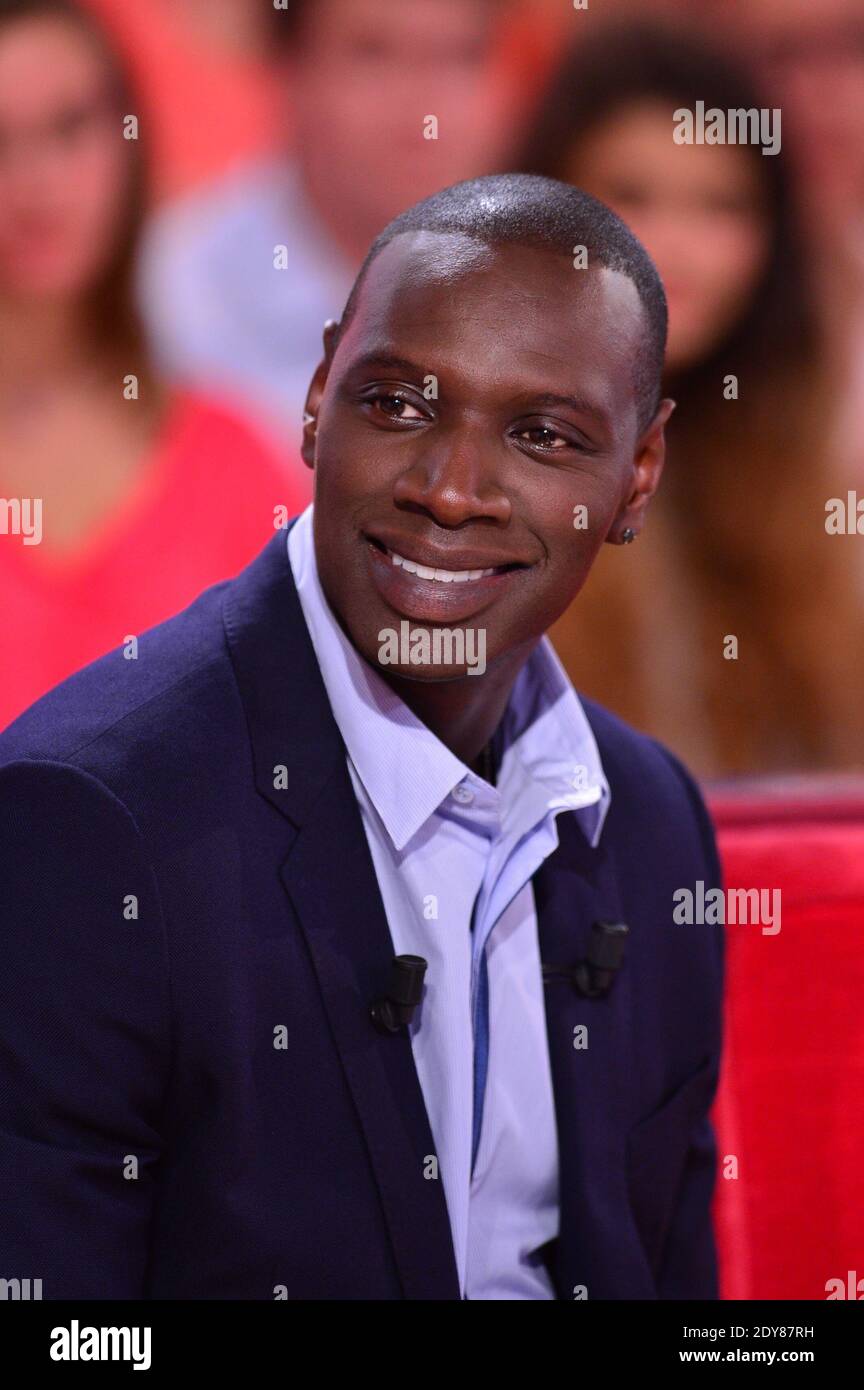 Omar Sy at the taping of Vivement Dimanche in Paris, France, October 1 ...