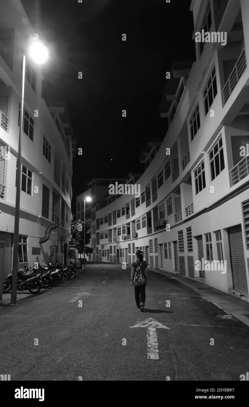 Southeast asia street view Black and White Stock Photos & Images - Alamy