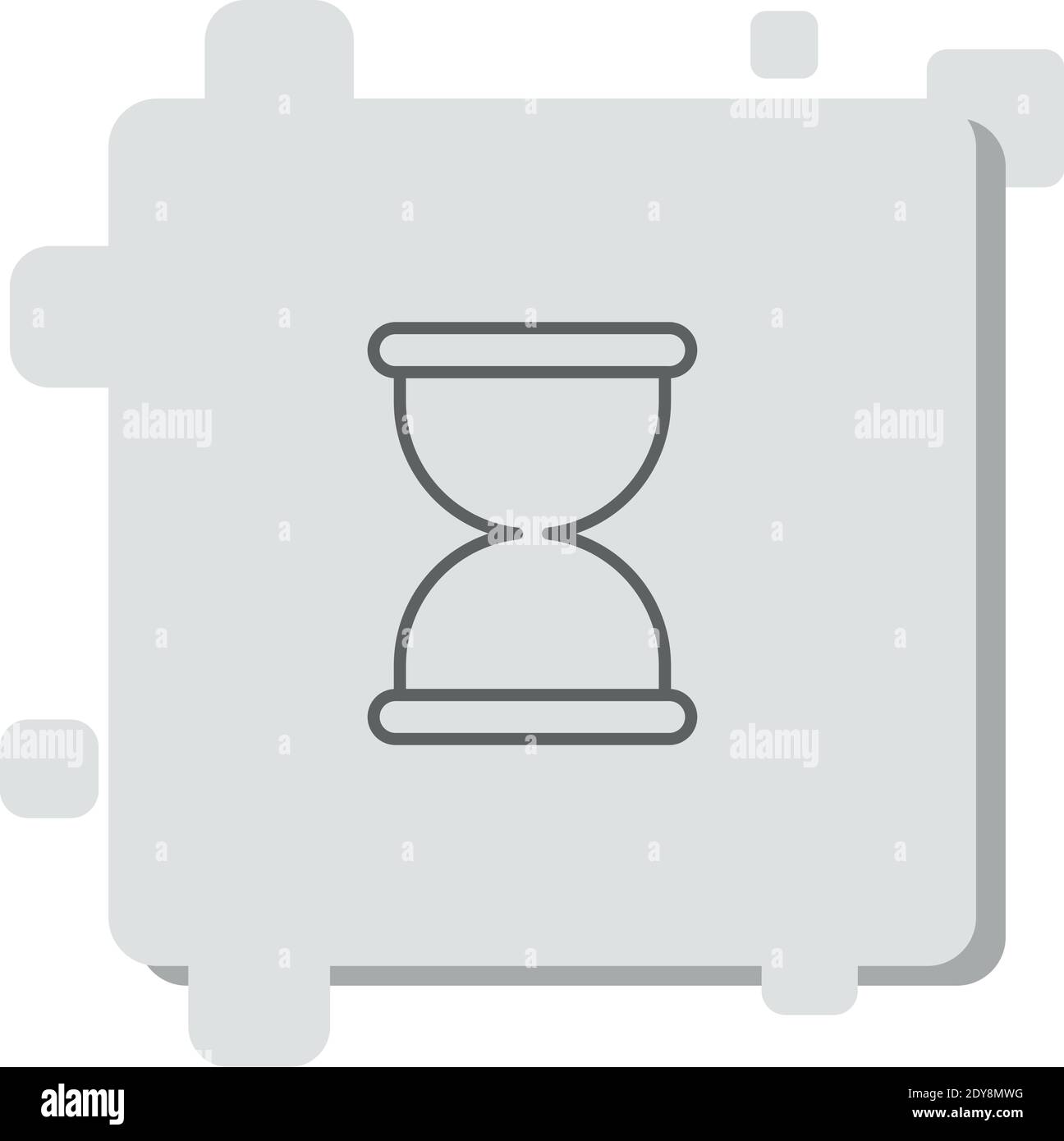 sand clock vector icon modern simple vector illustration Stock Vector ...