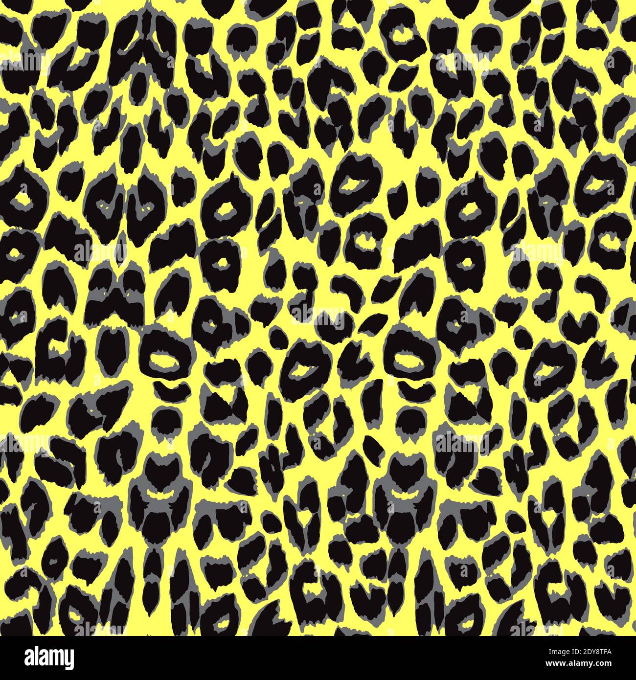 Luxury leopard vector background with golden spots. Seamless pattern ...
