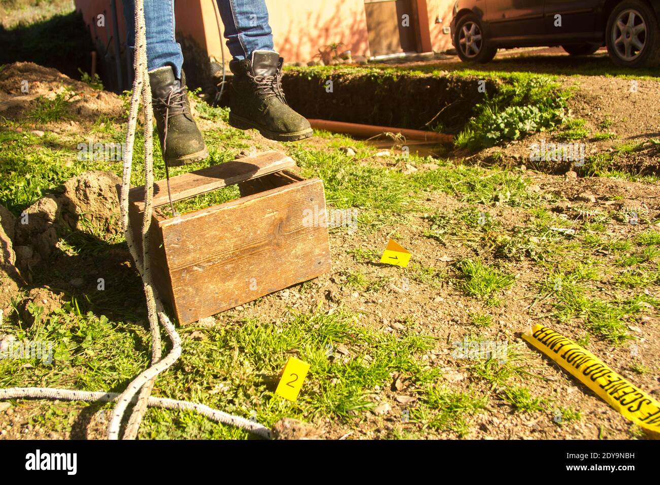 Hanged man feet High Resolution Stock Photography and Images - Alamy