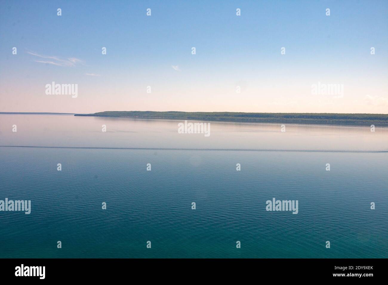 Lake huron landscape showing the beautiful blue waters Stock Photo - Alamy