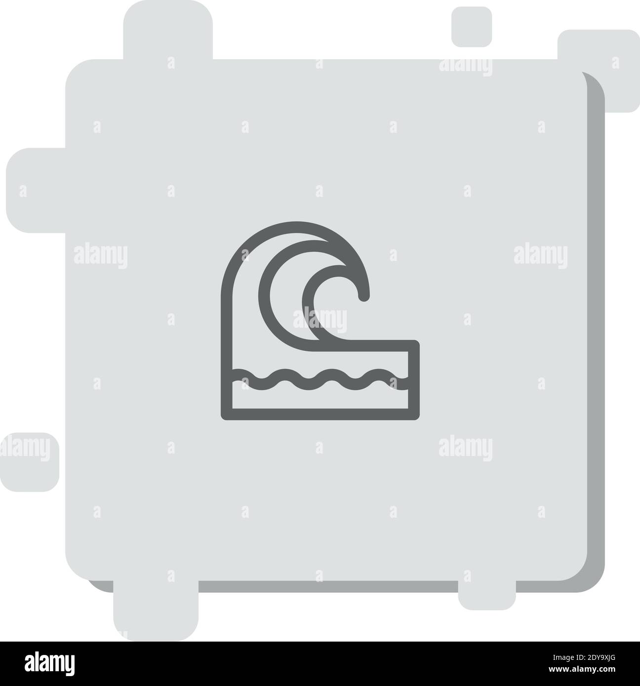 wave vector icon Stock Vector Image & Art - Alamy