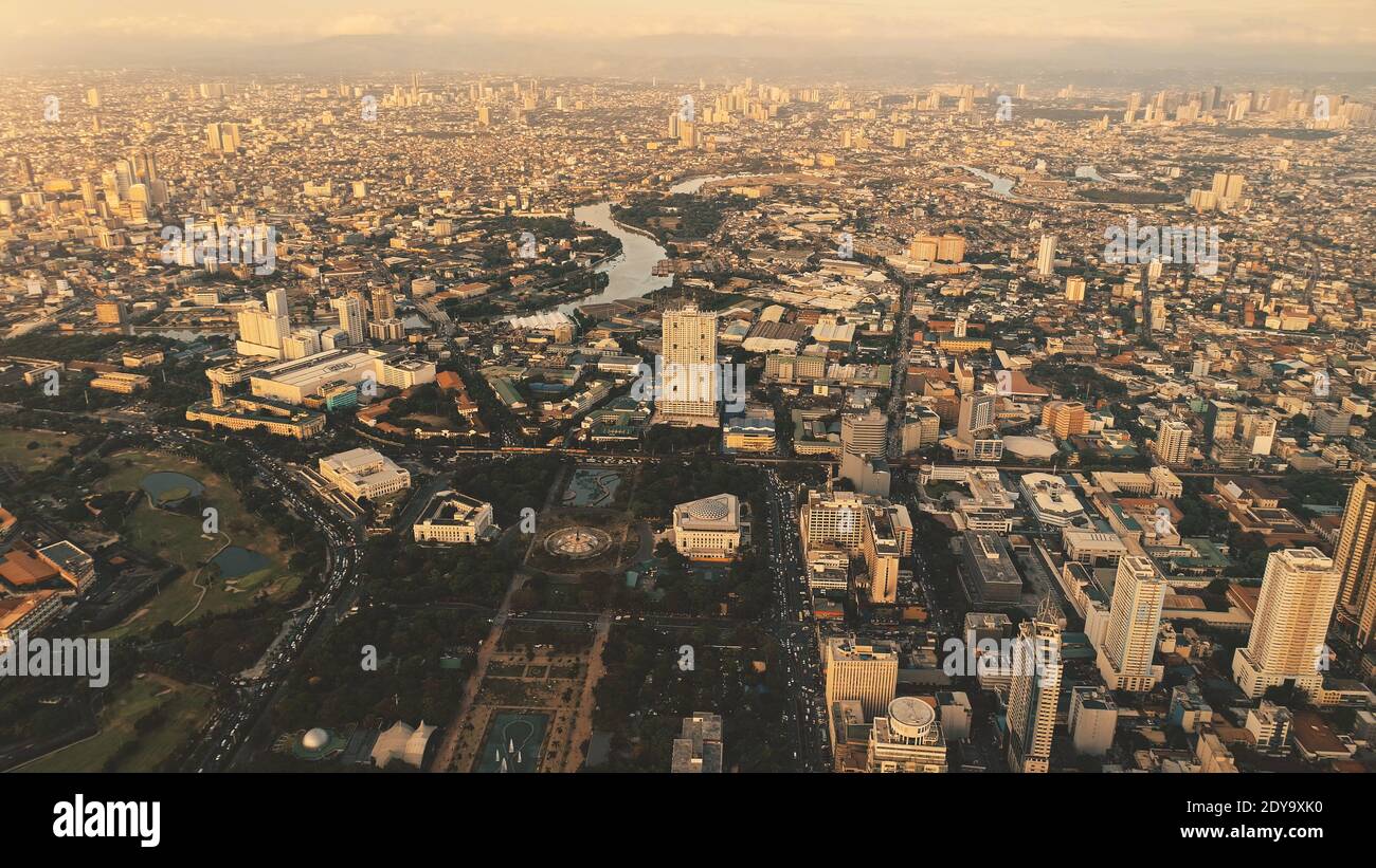 Drone over lake philippines hi-res stock photography and images - Alamy