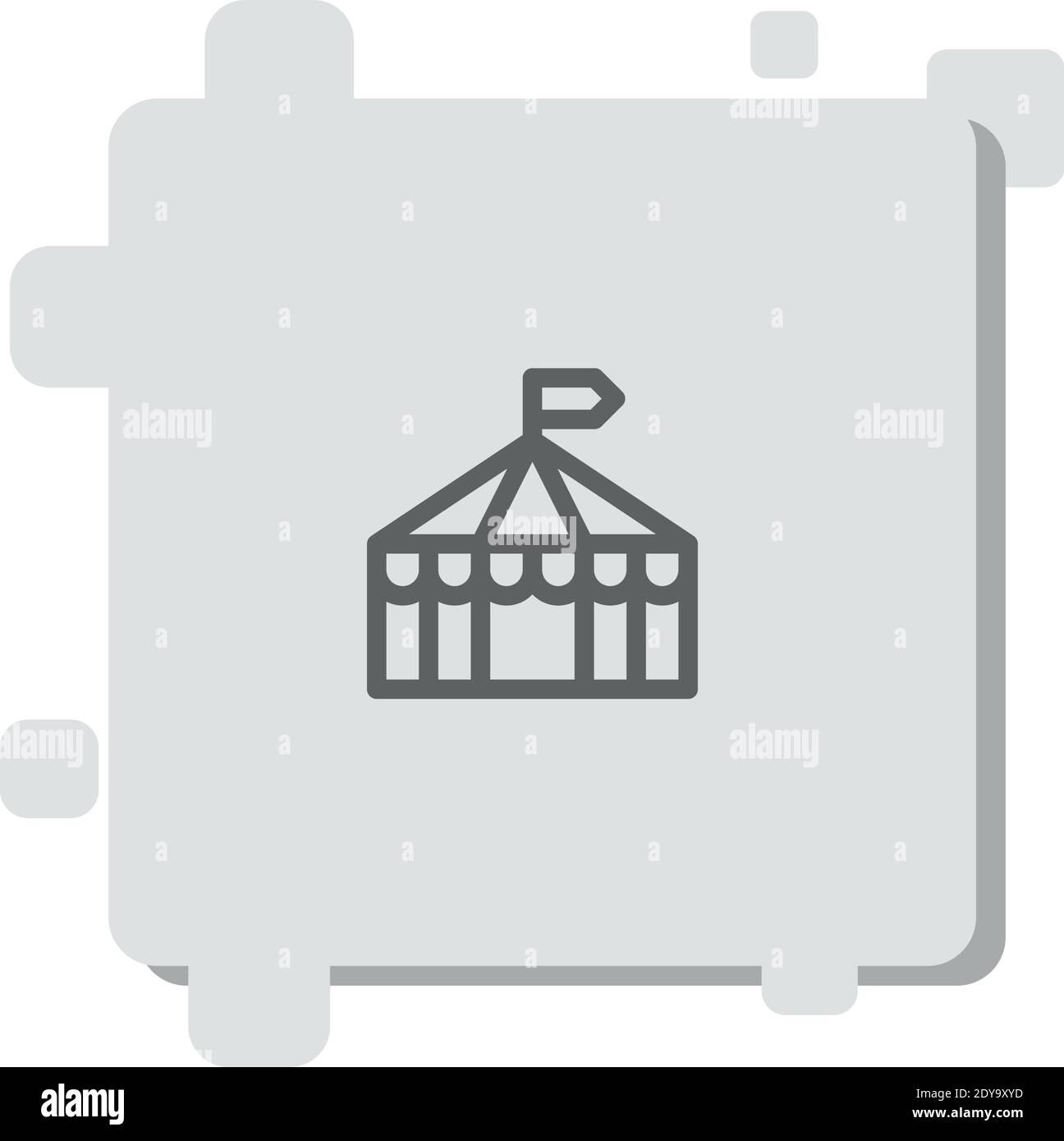 circus vector icon modern simple vector illustration Stock Vector Image ...