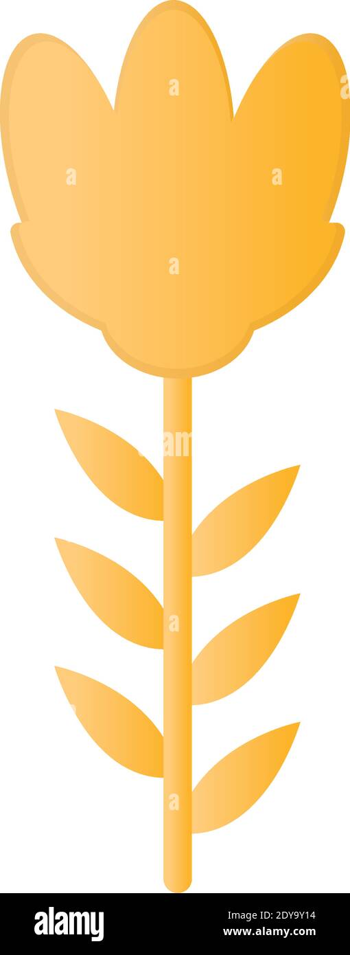 flower with a ligth yellow color Stock Vector Image & Art - Alamy