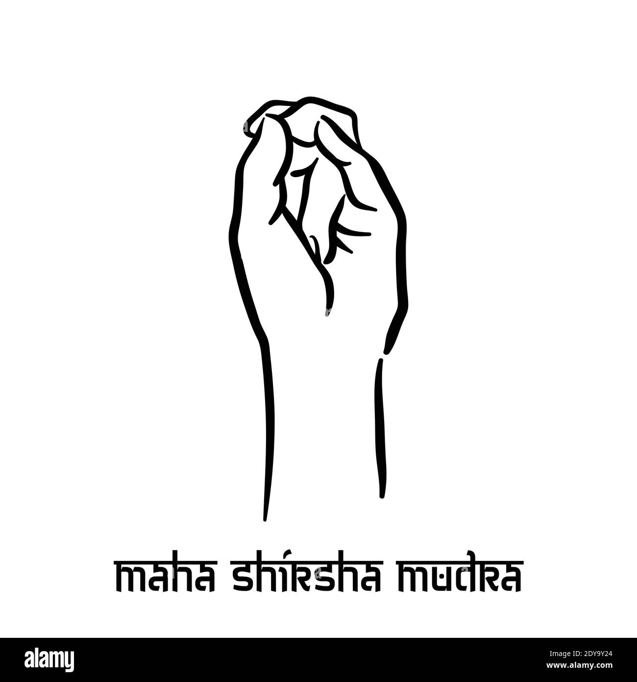 Maha mudra Stock Vector Images - Alamy