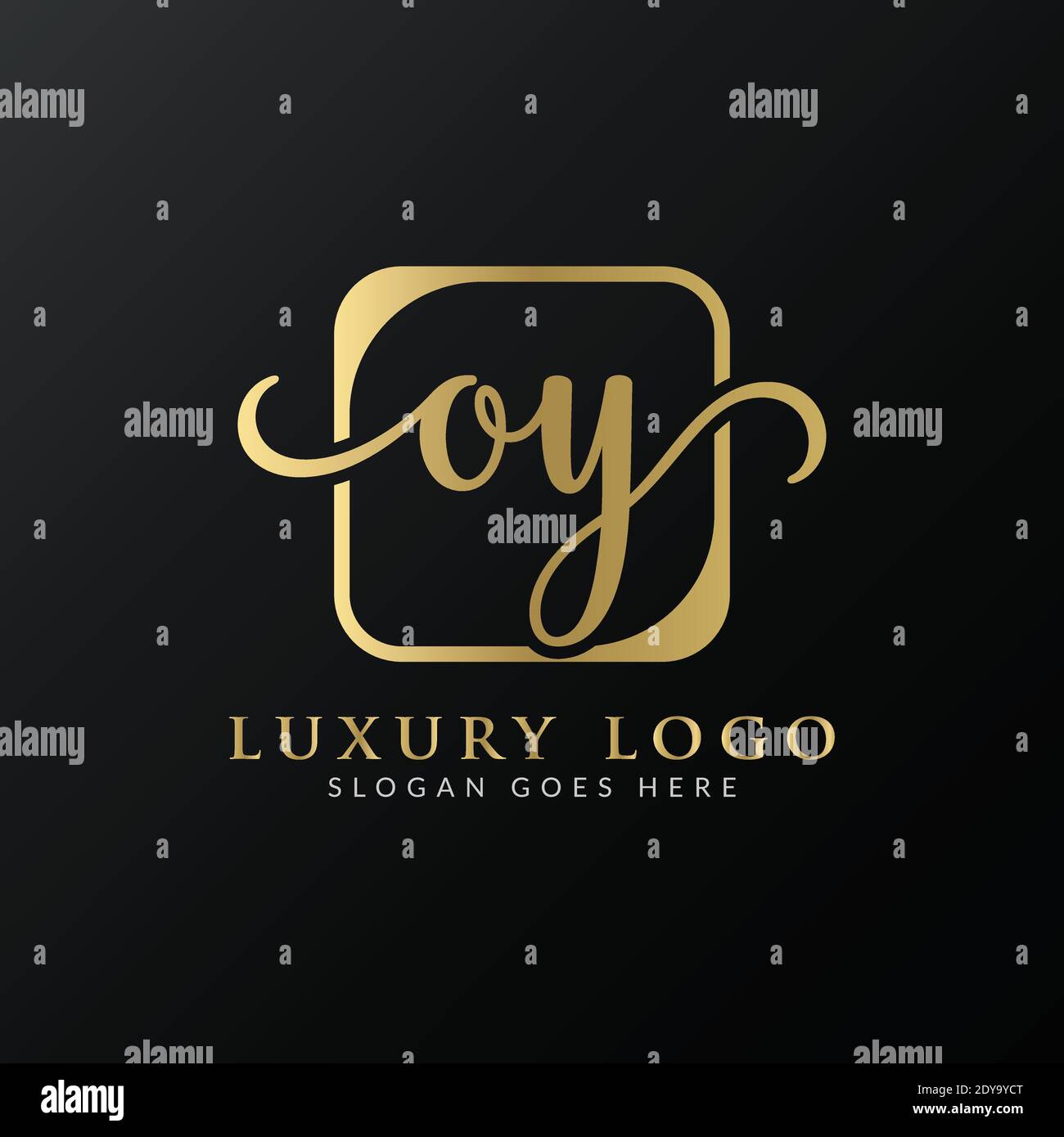 Oy letter logo Stock Vector Images - Alamy