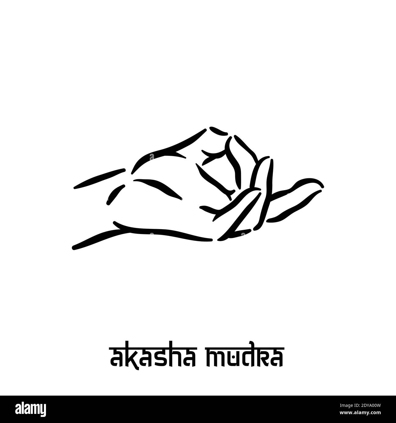 Dhyana yoga pose Black and White Stock Photos & Images - Alamy