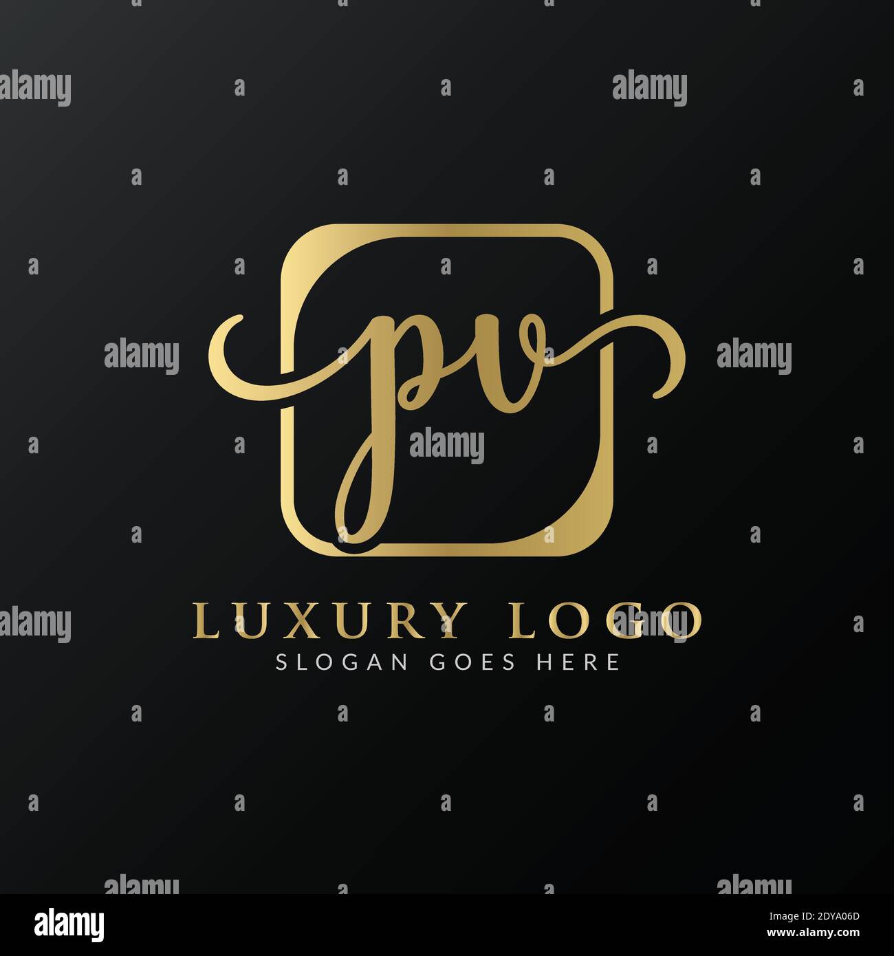 Initial PV Letter Logo Design Modern Typography Vector Template ... Initial PV Letter Logo Design Modern Typography Vector Template ...