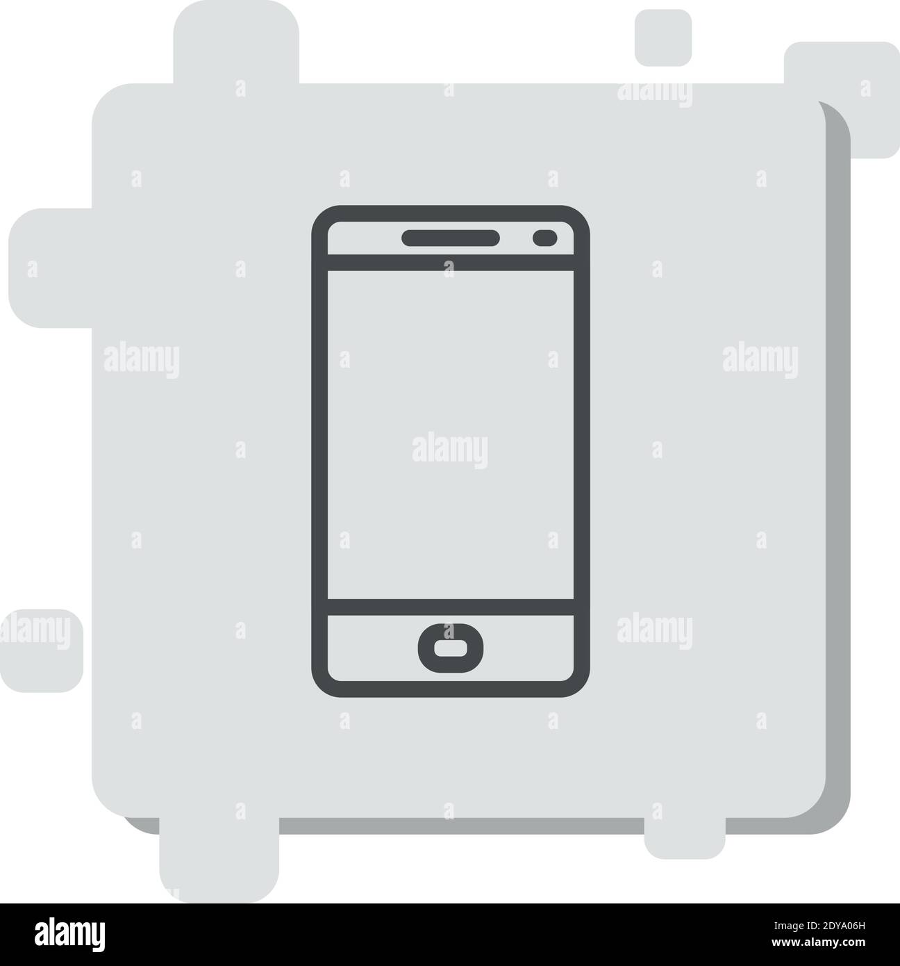 smartphone vector icon modern simple vector illustration Stock Vector ...