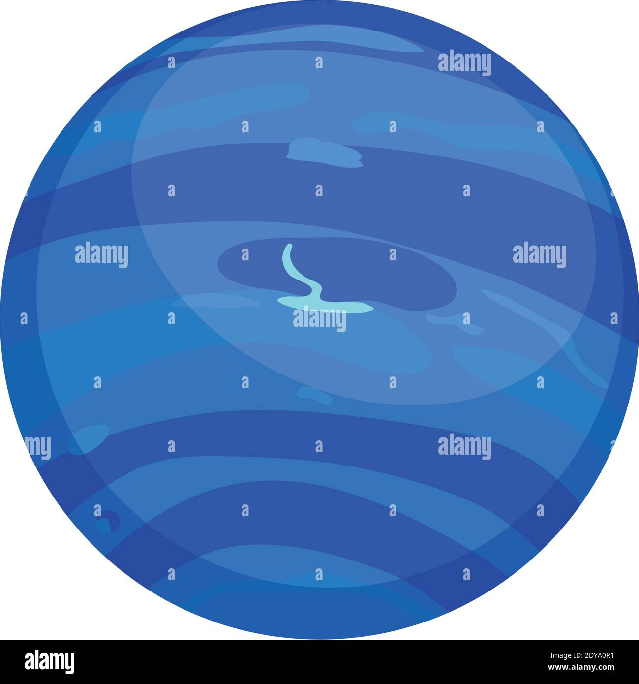 uranus planet icon over white background, colorful design, vector ...