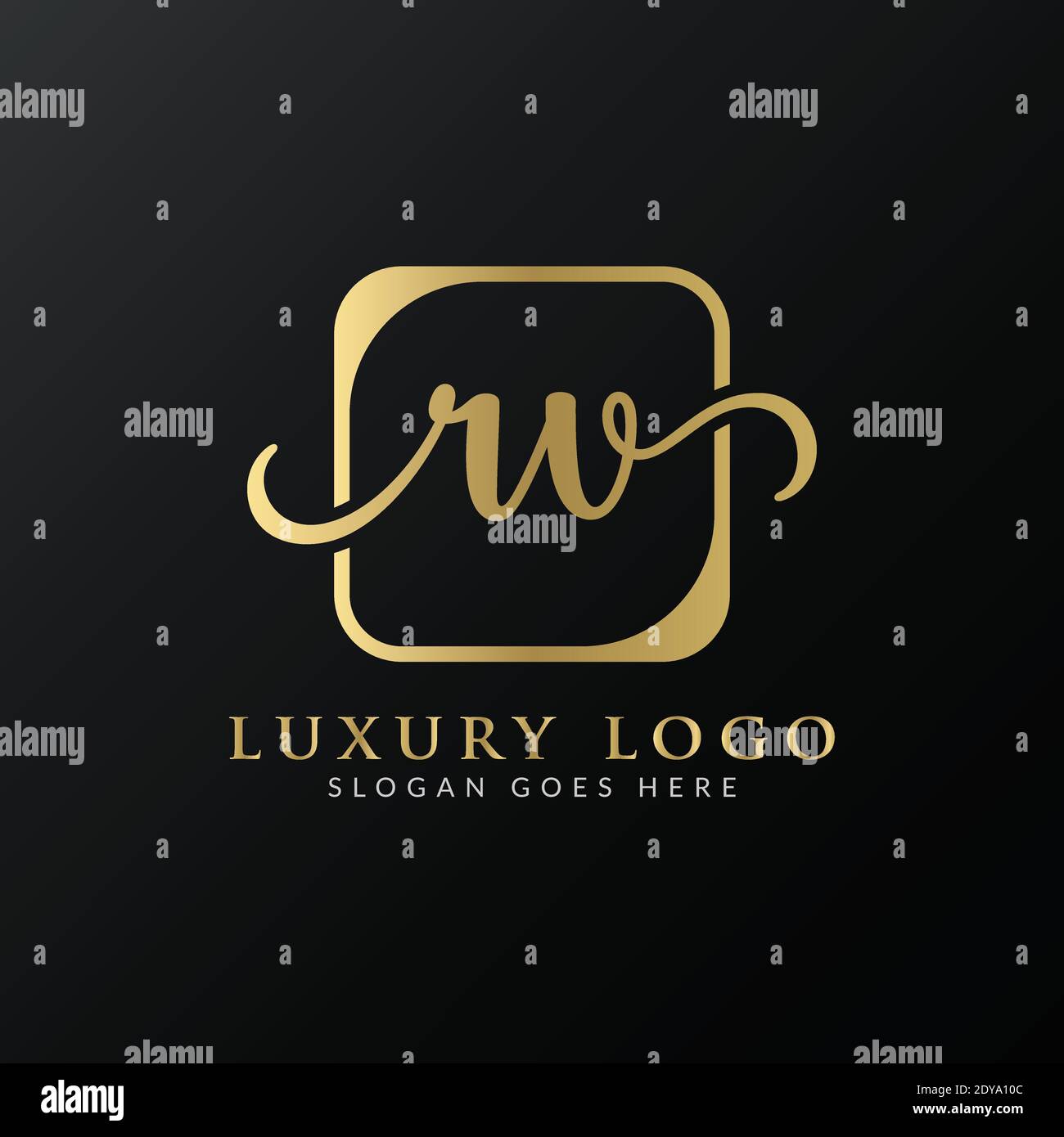 Initial rv letter Logo Design Modern Typography Vector Template. Creative Luxury letter rv logo ...