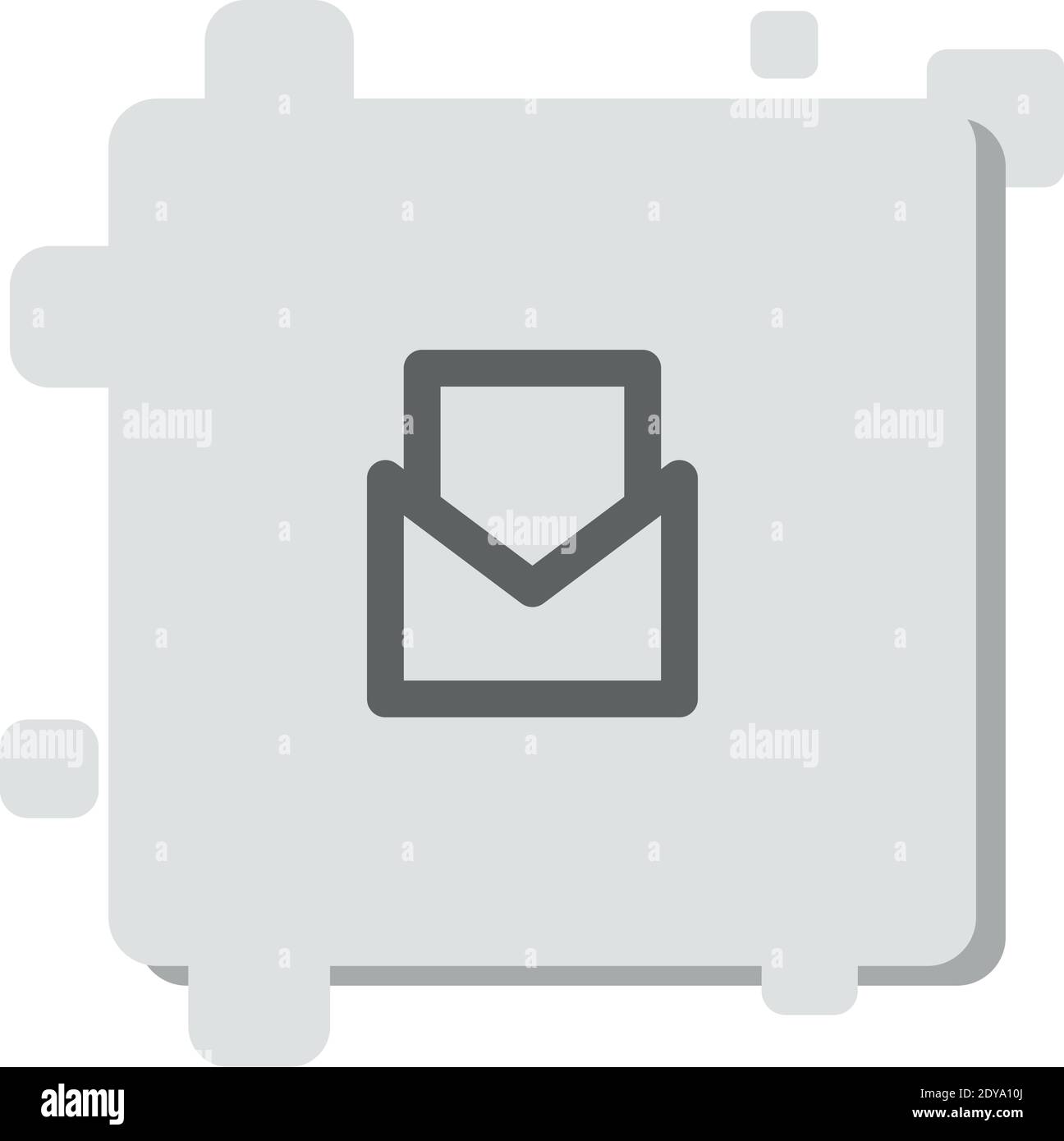 email vector icon modern simple vector illustration Stock Vector Image ...