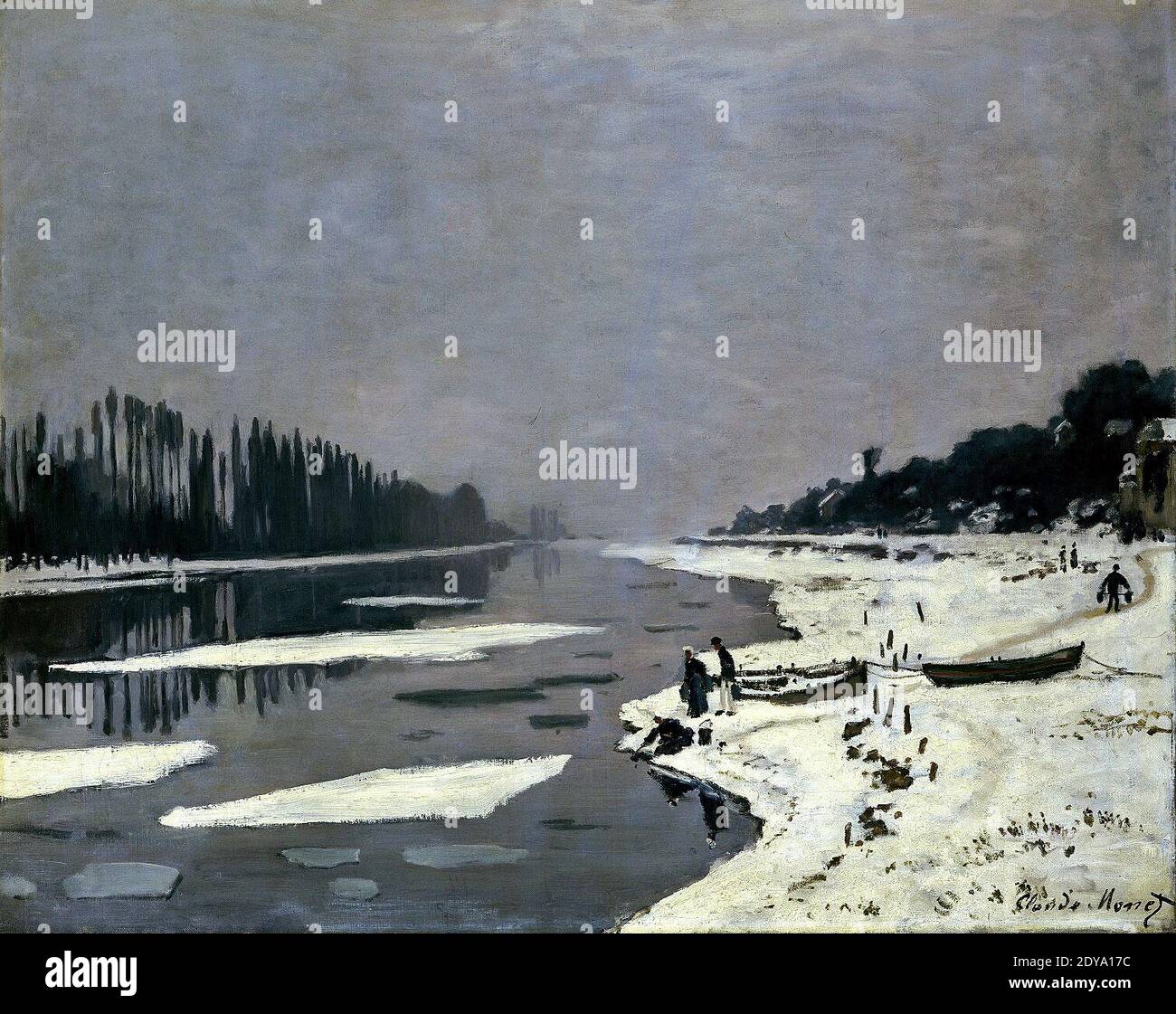 Ice floes monet hi-res stock photography and images - Alamy