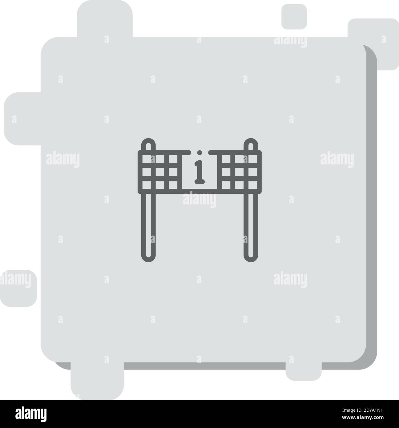 finish line vector icon modern simple vector illustration Stock Vector ...