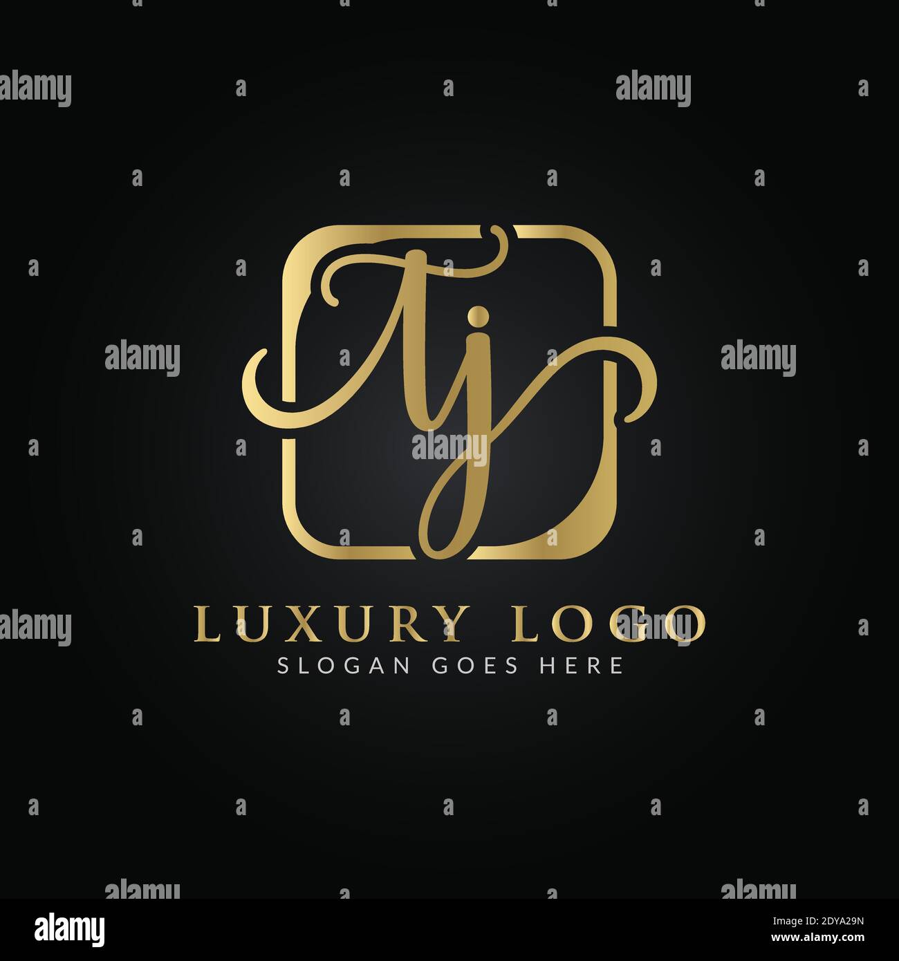 Logo tj Stock Vector Images - Alamy