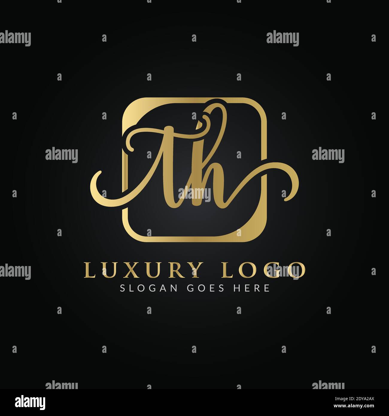 Initial th Stock Vector Images - Alamy