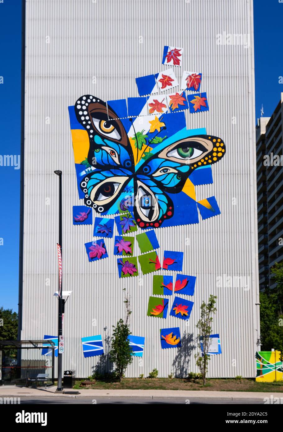 “TRANSFORMATION” The Welcoming Ottawa Mural , featuring a large ...