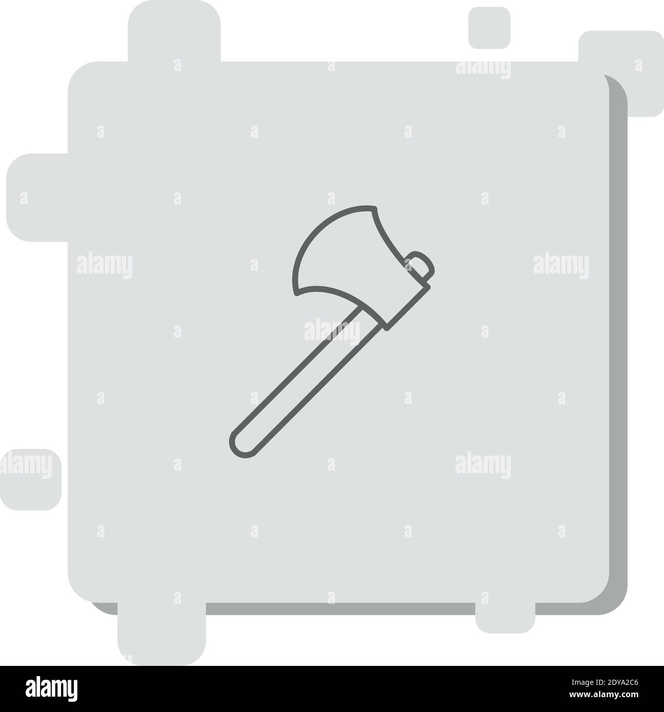 ax outline vector icon modern simple vector illustration Stock Vector ...