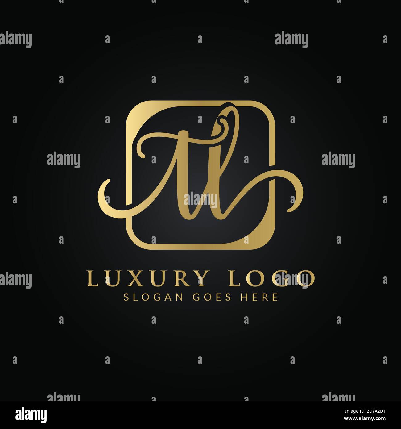 Initial TL letter Logo Design vector Template. Abstract Luxury Letter ...