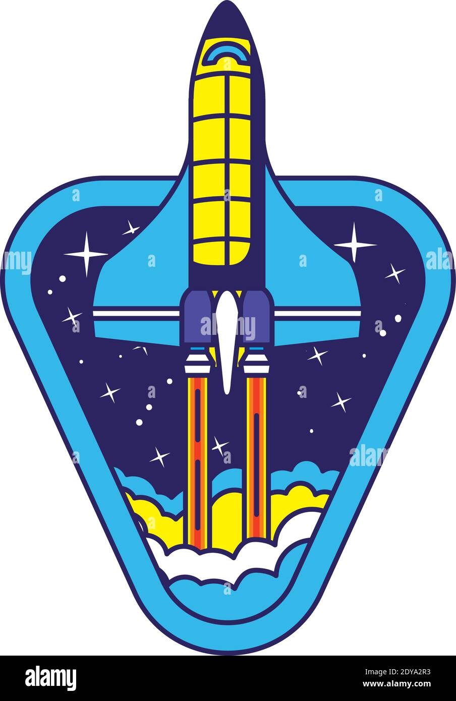 Rocket launch badges hi-res stock photography and images - Alamy