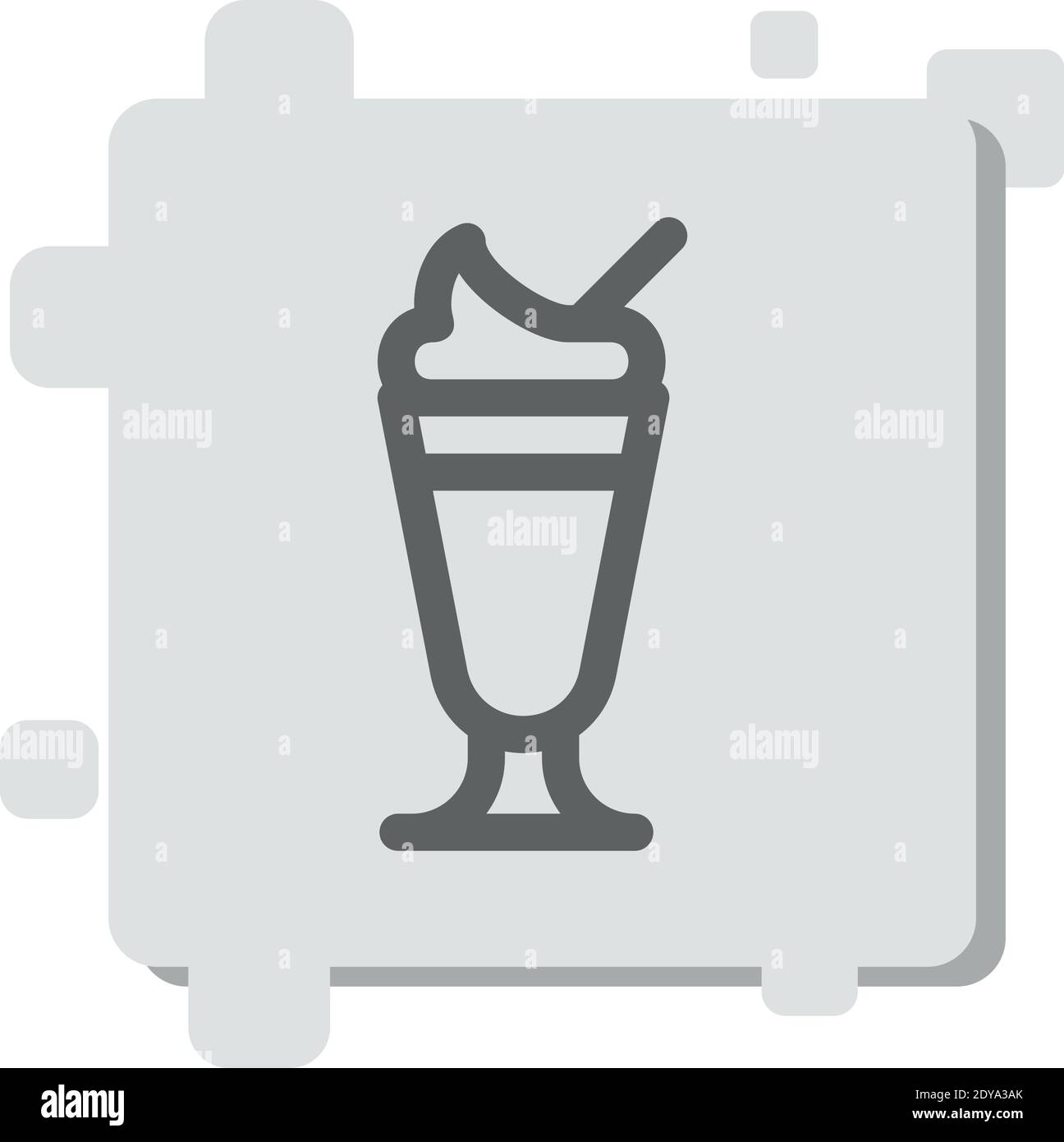 milkshake vector icon modern simple vector illustration Stock Vector ...
