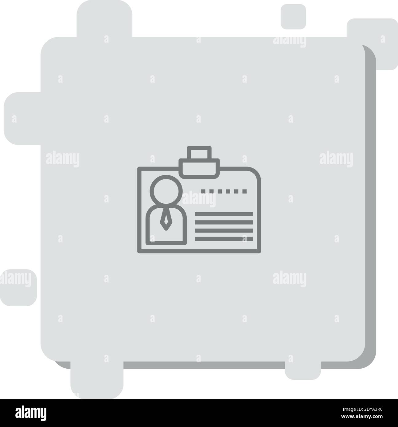 id card vector icon modern simple vector illustration Stock Vector ...