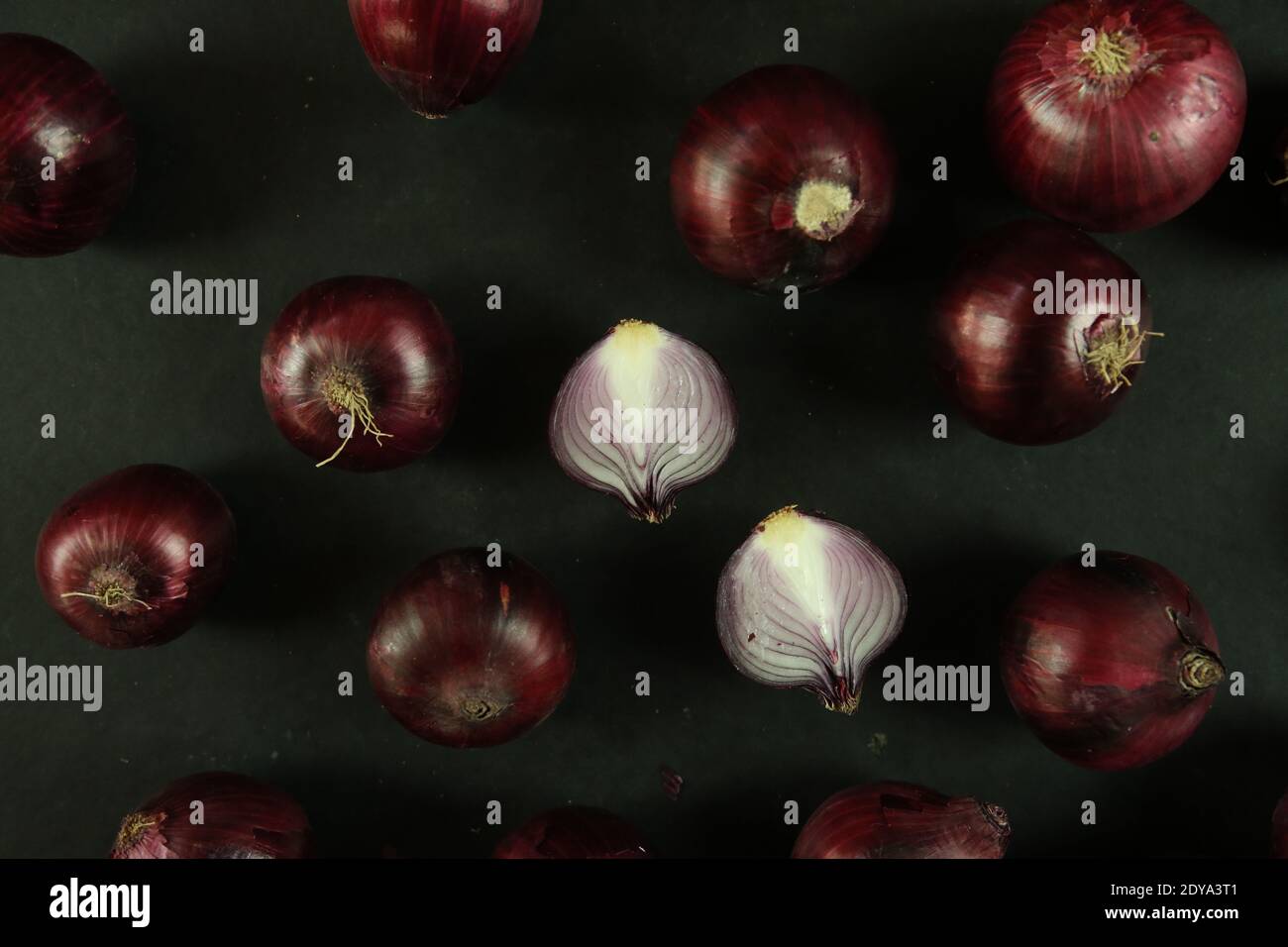 sweet red onions on background. High quality photo Stock Photo - Alamy
