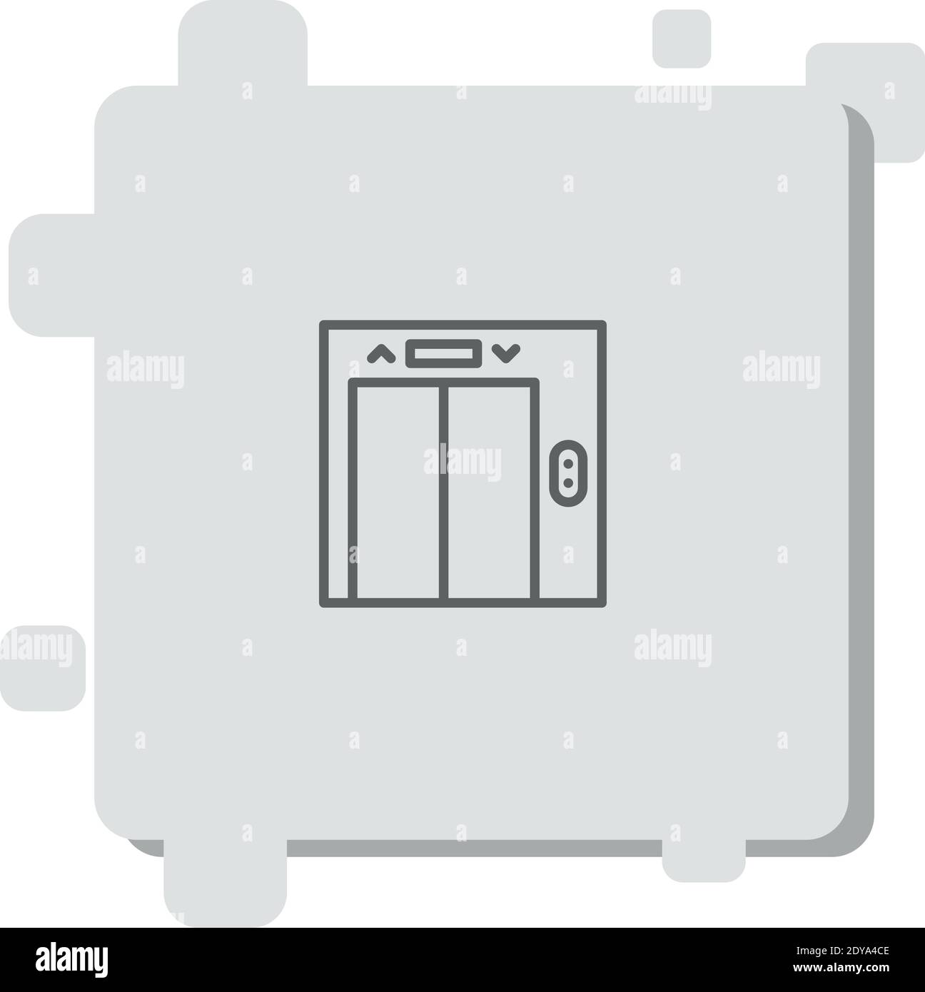 elevator vector icon modern simple vector illustration Stock Vector ...