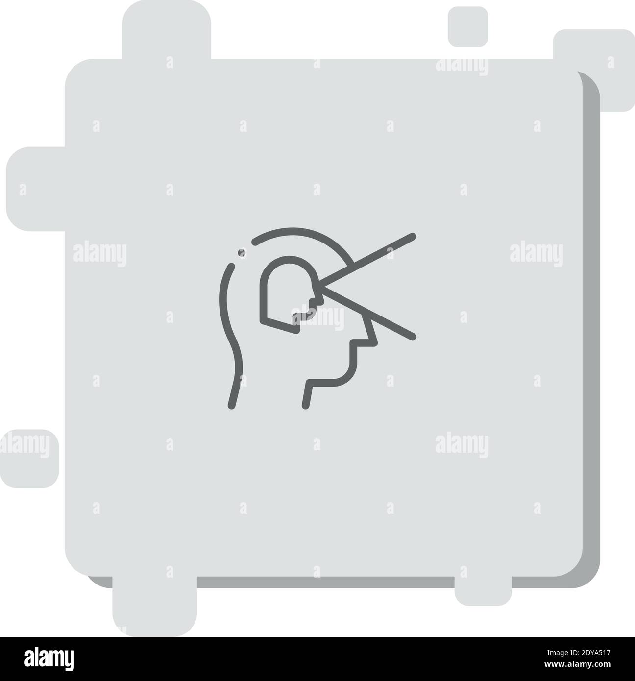 self awareness vector icon modern simple vector illustration Stock ...