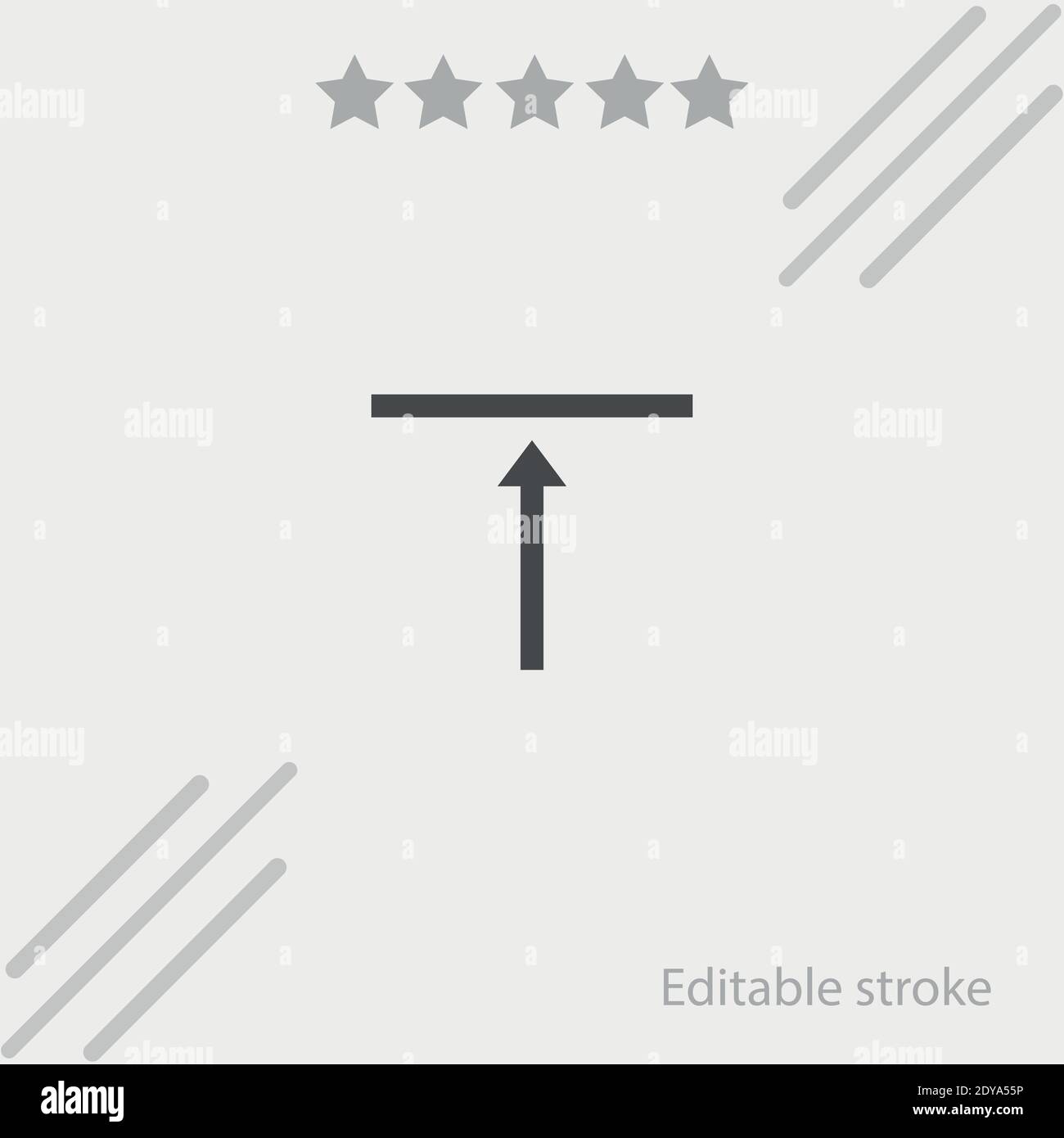 align vector icon modern simple vector illustration Stock Vector Image ...