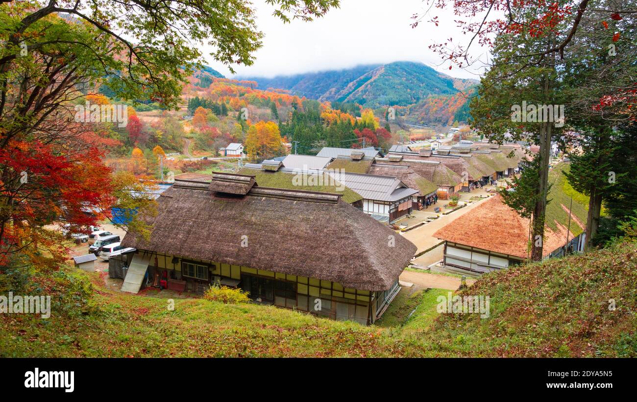 Ouchijuku is a historical village which used to be a post town during ...