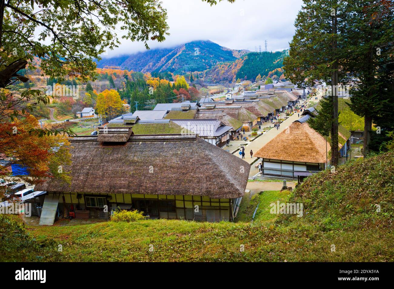 Ouchijuku is a historical village which used to be a post town during ...